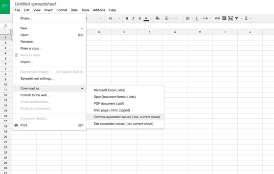 Comment convertir un fichier Excel en CSV